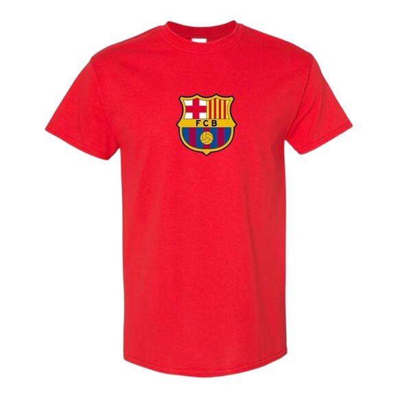 Shirts | Mens Fc Barcelona Soccer Logo Cotton Tshirt Red | Poshmark